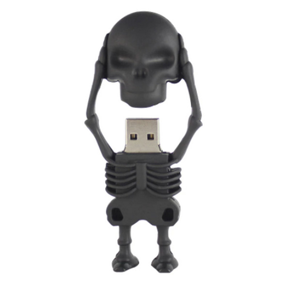 Unbranded | Office | 64gb Usb 2 Flash Drive Memory Skeleton Skull Back ...